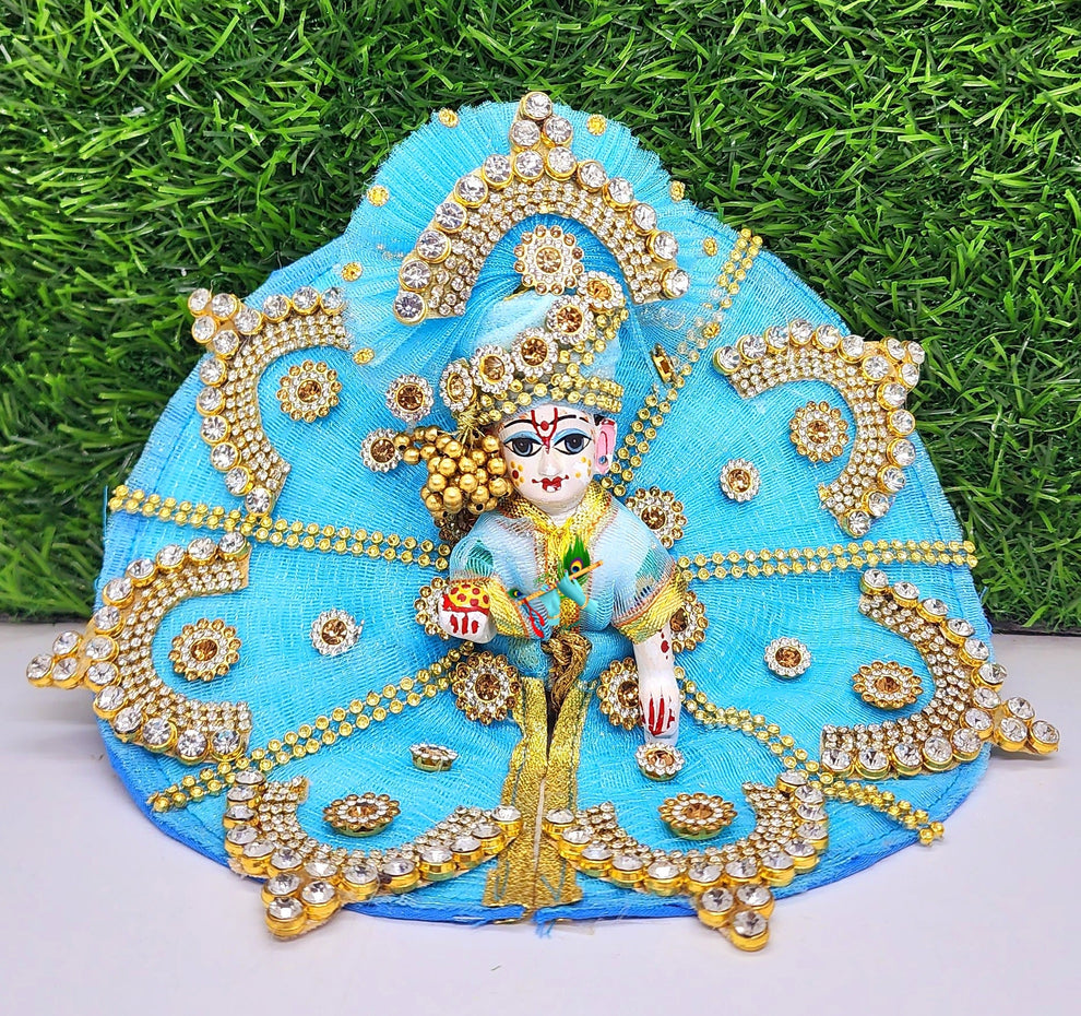 laddu gopal rani haar chain dress with pagdi – Laddu Gopal Dress